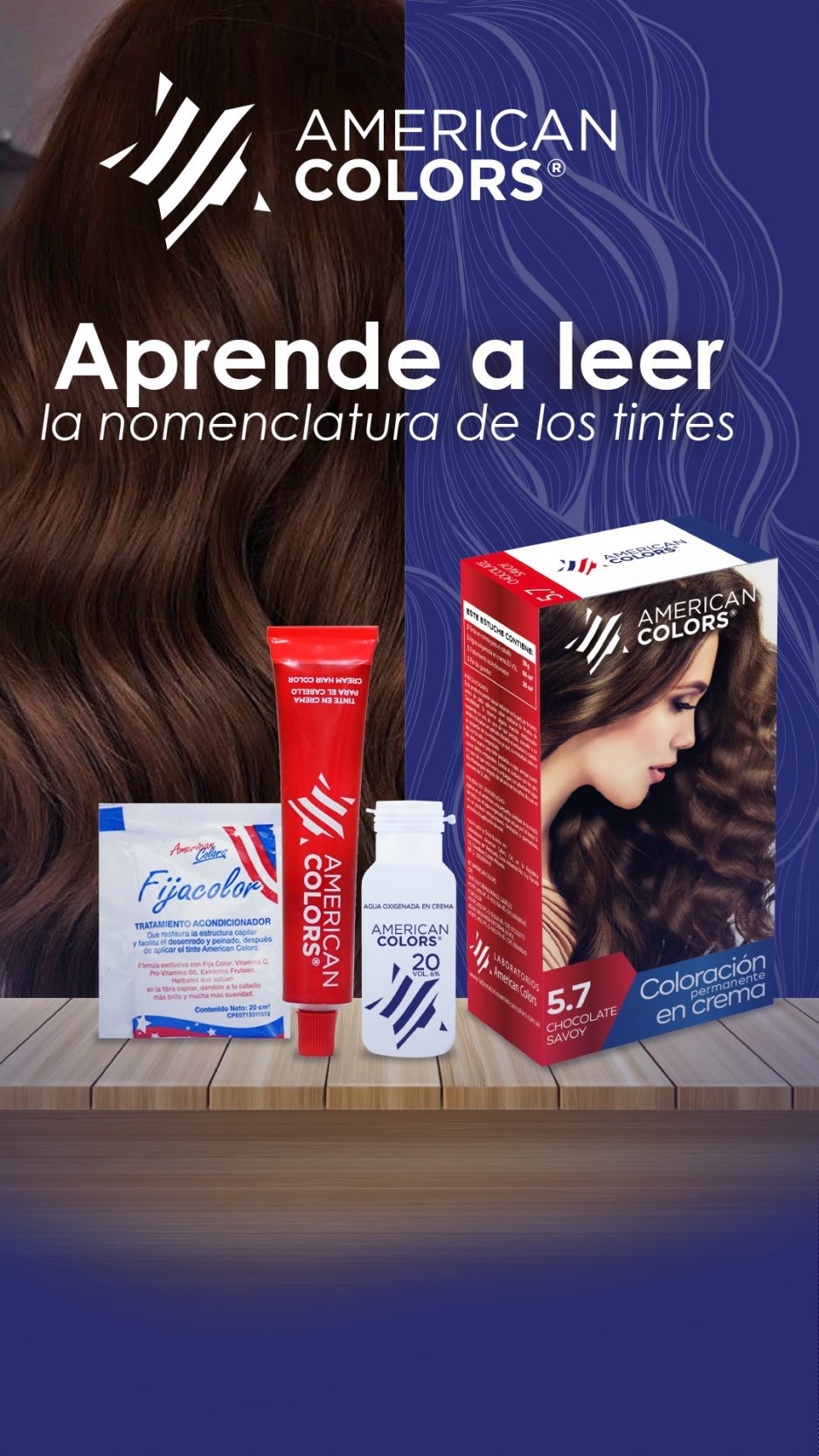 guia nomenclaturas - American Colors Tintes para Cabello