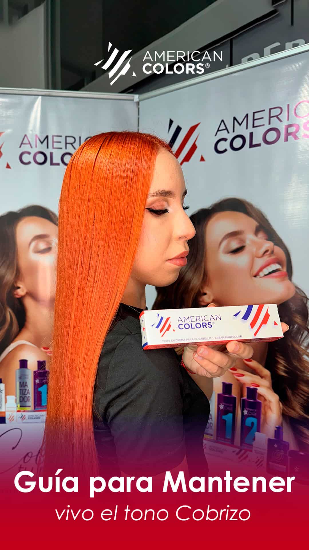 guia cobrizo - American Colors Tintes para Cabello